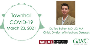 Dr Theodore Bailey WBAL COVID-19 Townhall-March 23 2021 | GBMC ...